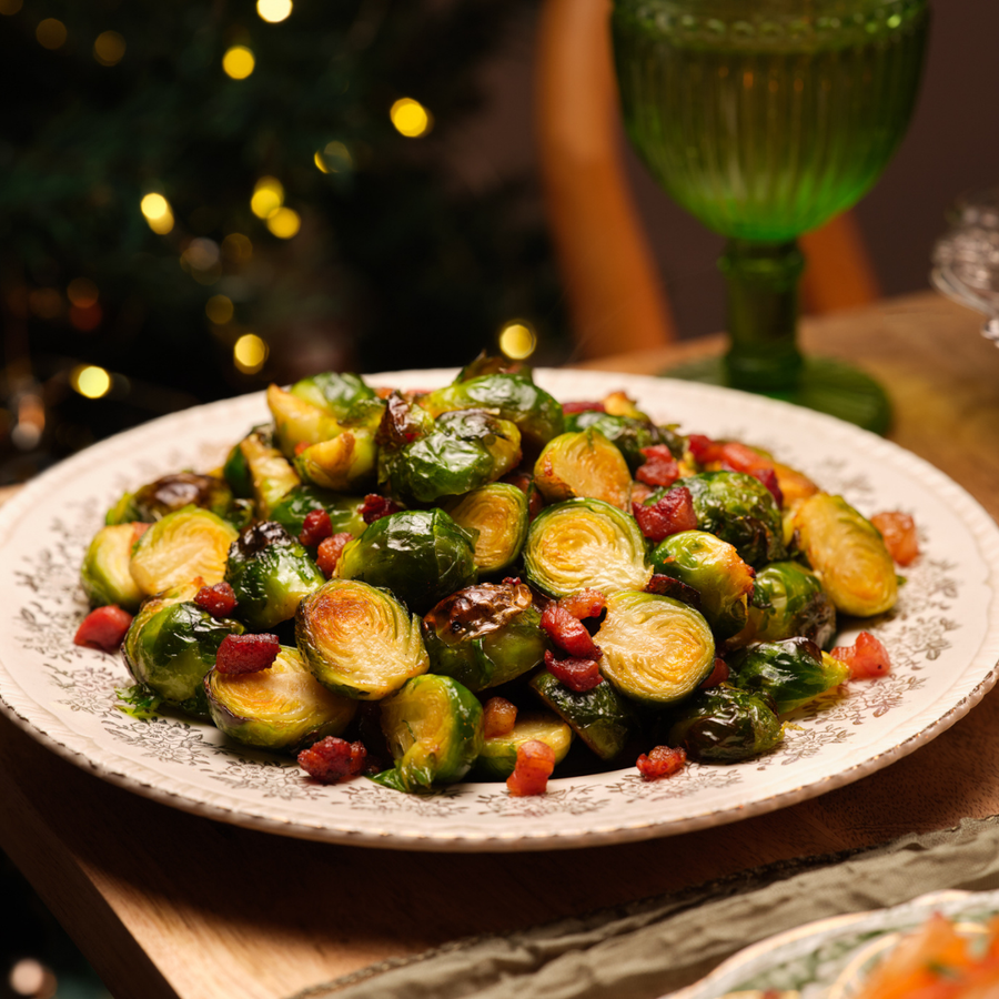 Christmas Pork Fat Brussels Sprouts with Pancetta – Borough Broth