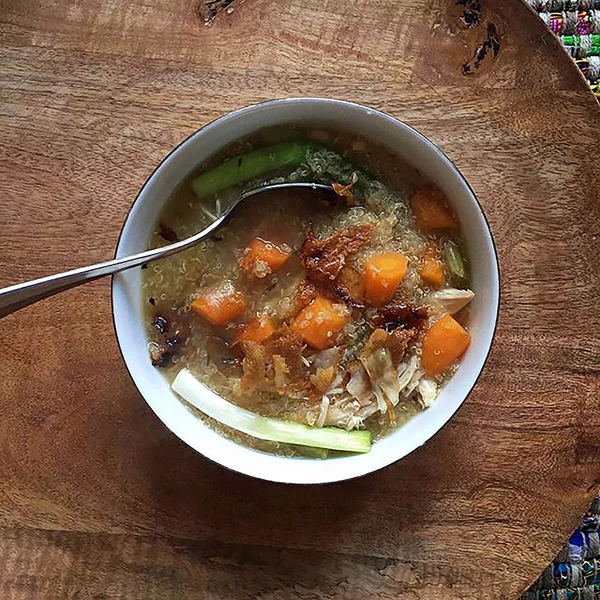 Super-Quick Chicken and Quinoa Broth – Borough Broth