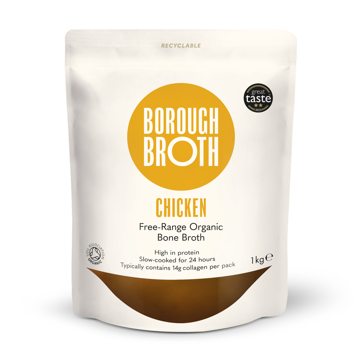 1KG Free-Range Organic Chicken Bone Broth – Borough Broth