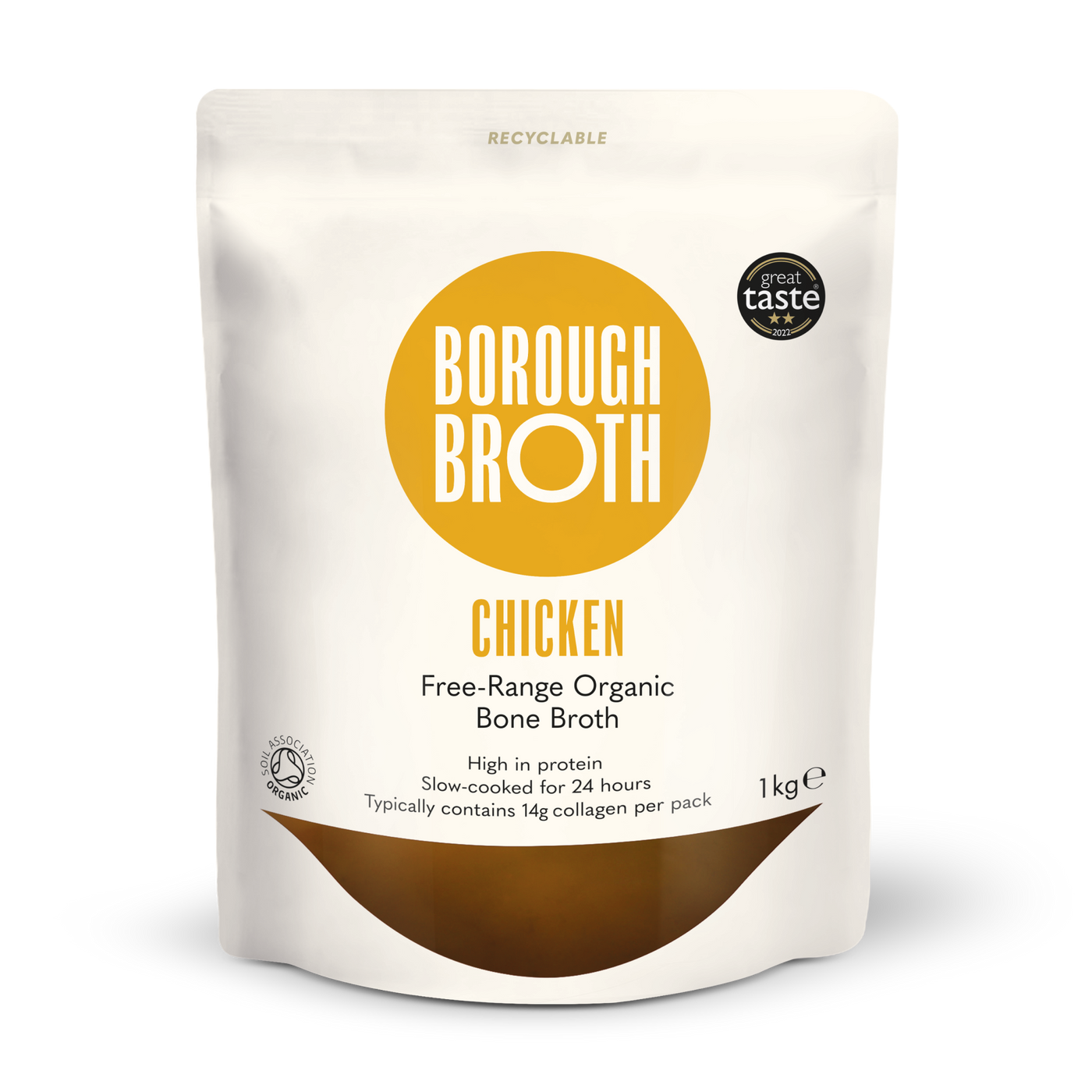 1KG Free-Range Organic Chicken Bone Broth – Borough Broth
