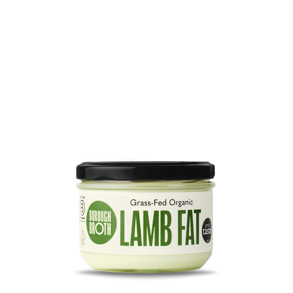 Grass-Fed Organic Lamb Fat – Borough Broth